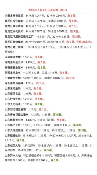 玉米价格今日多少钱一斤_玉米价格还会上涨吗-第1张图片-山城妙识 玉米价格今日多少钱一斤_玉米价格还会上涨吗-第1张图片-山城妙识