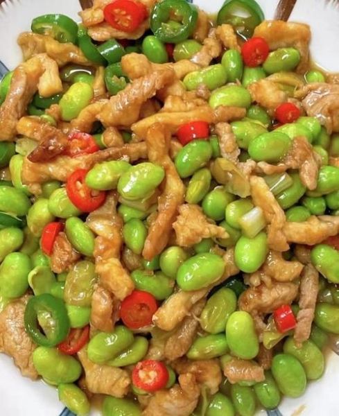 毛豆米炒肉丝怎么炒才嫩_毛豆米炒肉丝做法-第1张图片-山城妙识 毛豆米炒肉丝怎么炒才嫩_毛豆米炒肉丝做法-第1张图片-山城妙识