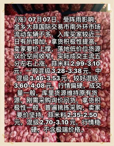 金乡大蒜交易市场在哪里_今日价格是多少-第3张图片-山城妙识 金乡大蒜交易市场在哪里_今日价格是多少-第3张图片-山城妙识