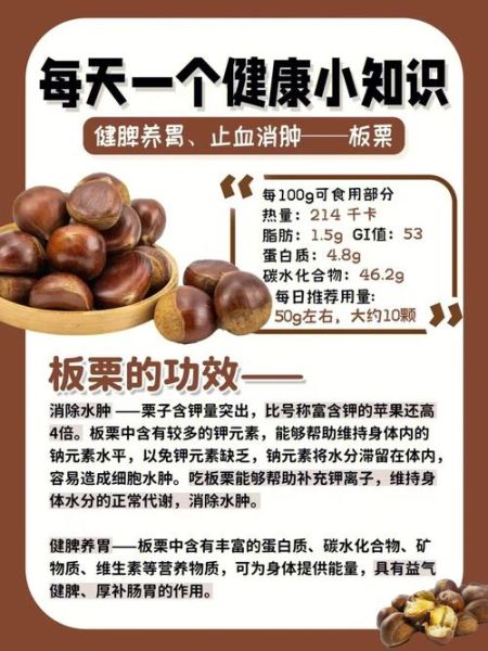 板栗的功效与作用_板栗上火吗-第1张图片-山城妙识